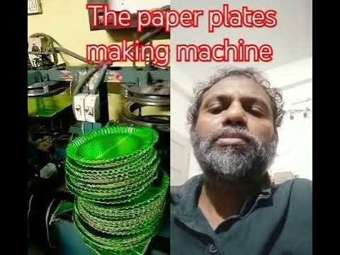 The paper plates making mechine - YouTube