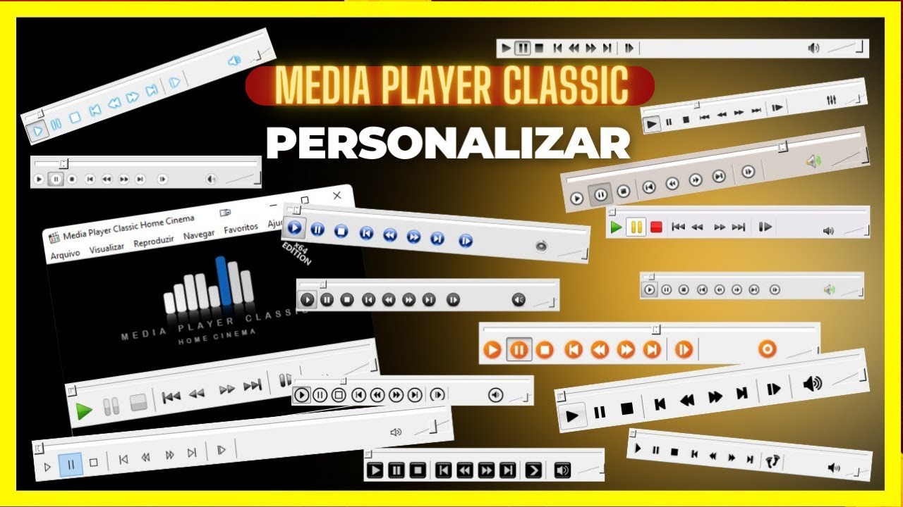 Como personalizar o Media Player Classic com botões coloridos # ...