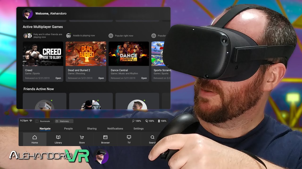 TOUR por el Software de OCULUS QUEST - YouTube