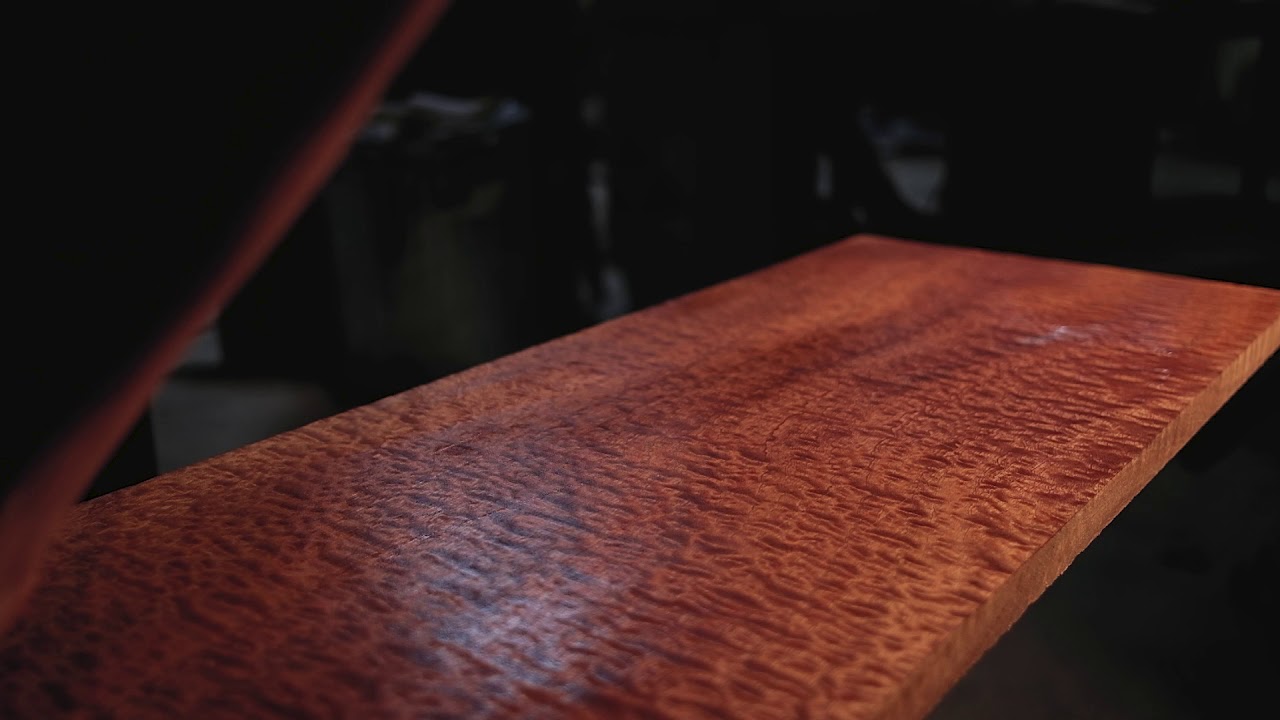 Rare Quilted Mahogany - YouTube