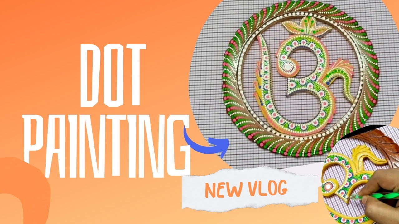 Dot painting | Easy painting | step by step | dotart | acrylic painting ...