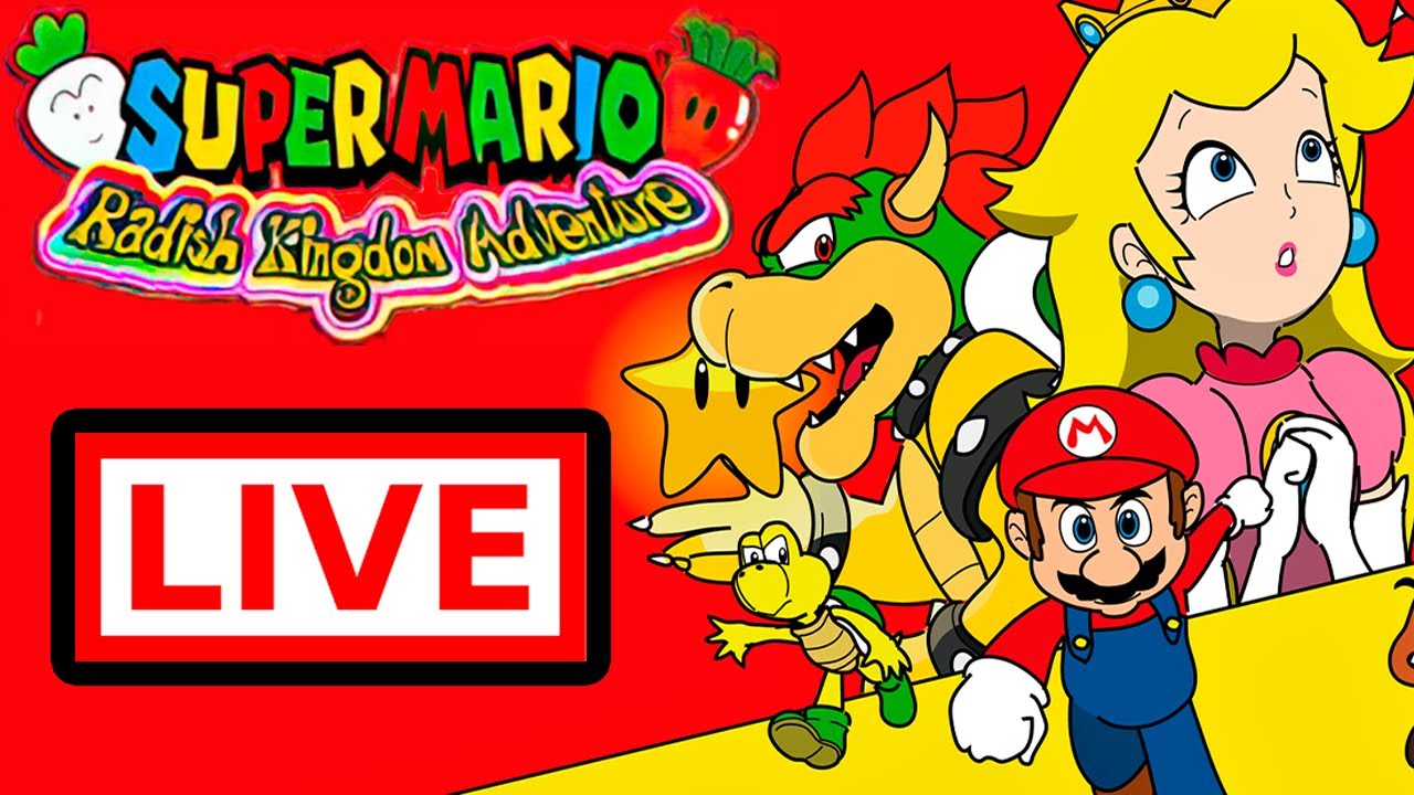🛑SUPER MARIO Radish Kingdom Adventure SUPER NINTENDO - YouTube