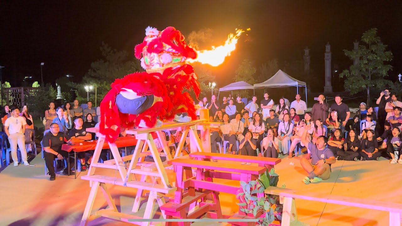 HQ Lion dance bench finals - YouTube