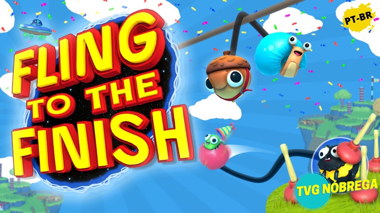 Fling to the Finish - O INÍCIO de GAMEPLAY, em Português PT-BR (PC ...