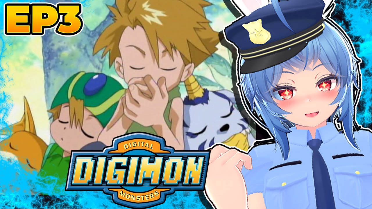 Digimon Adventure - Episode 3 - Erundel Vtuber React - YouTube