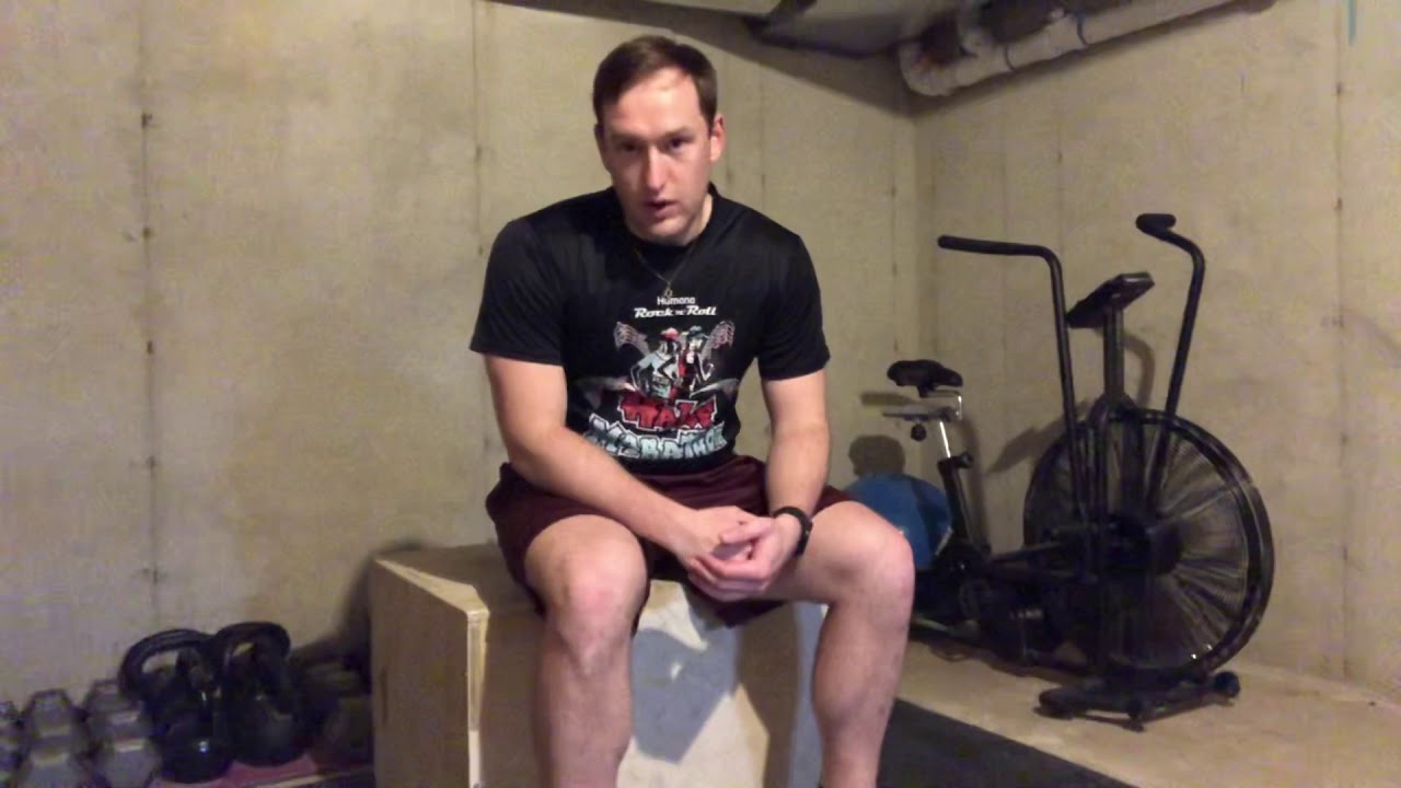 Box jump soft landing - YouTube