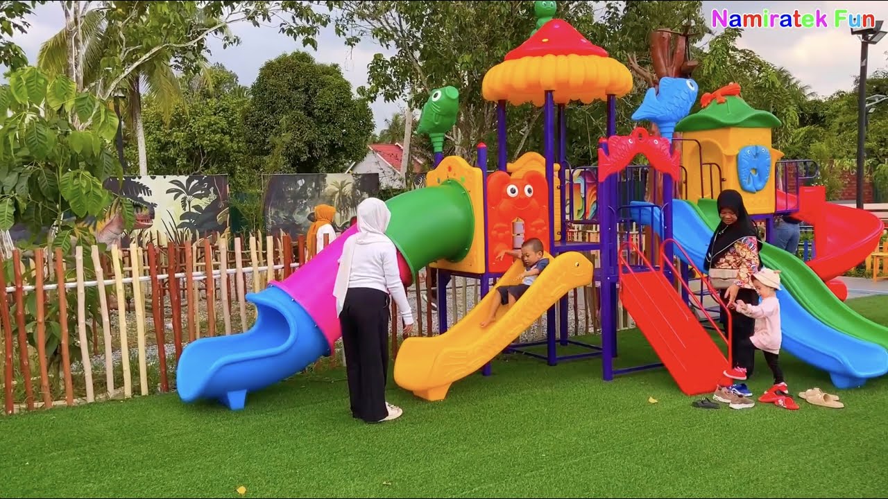 MAINAN ANAK Outdoor Playground Perosotan di Taman Bermain Anak Mainan ...