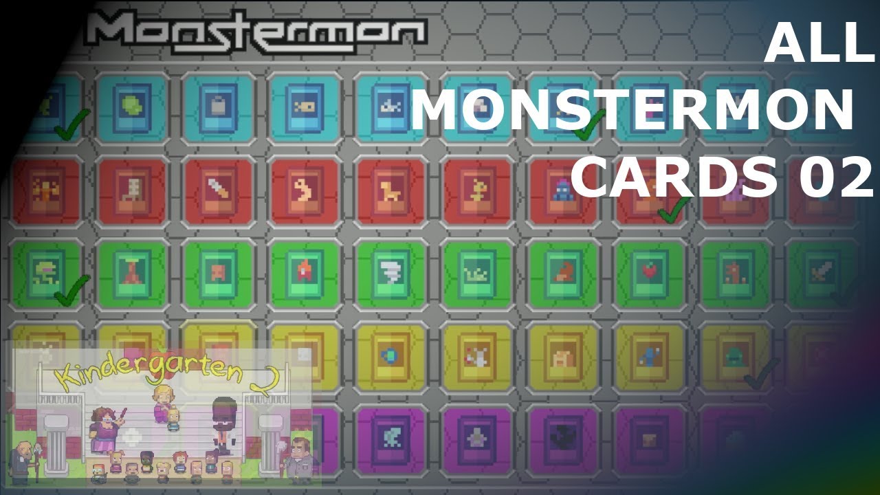 Kindergarten 2 Gameplay Walkthrough ALL MONSTERMON CARDS Part 2 - YouTube