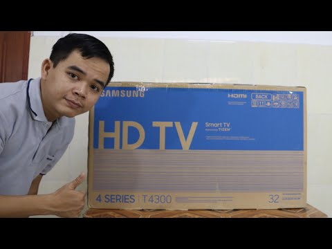 Samsung 32 Inch Smart TV Unbox and Setup | Tizen OS