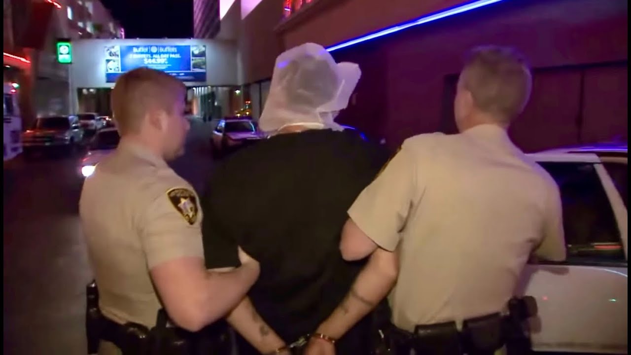 Cops Tv show Las Vegas Nevada. Man arrested for causing problems on the ...