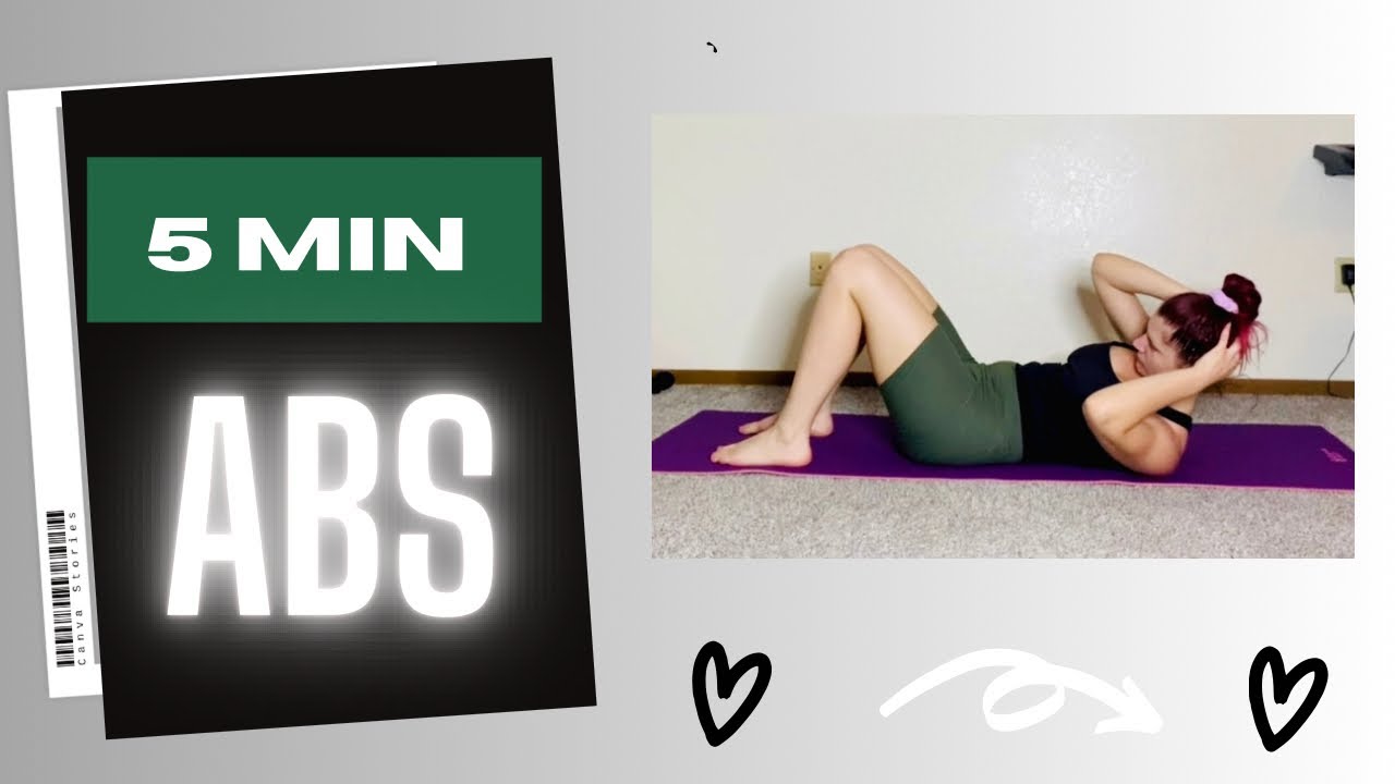 5 MIN AB | 5 MINUTE ABDOMINAL WORKOUT - YouTube