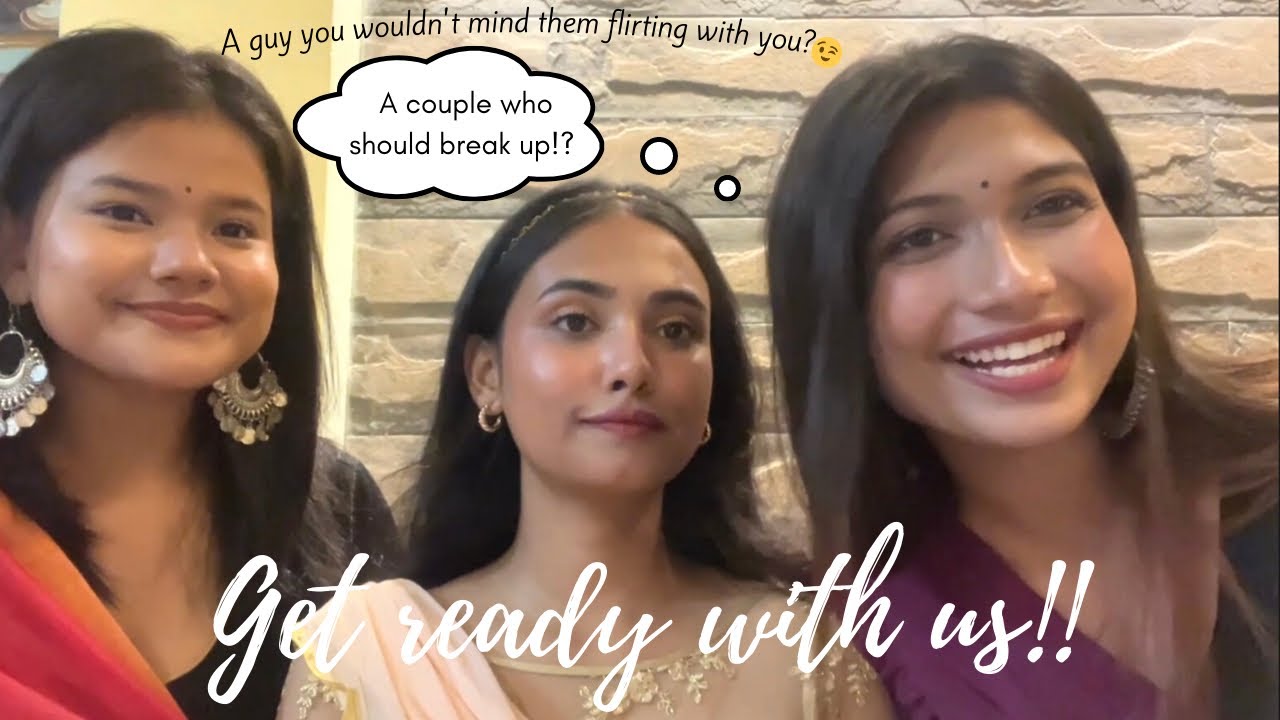 Doing the trending reel challenge + Get ready with us for a traditional ...