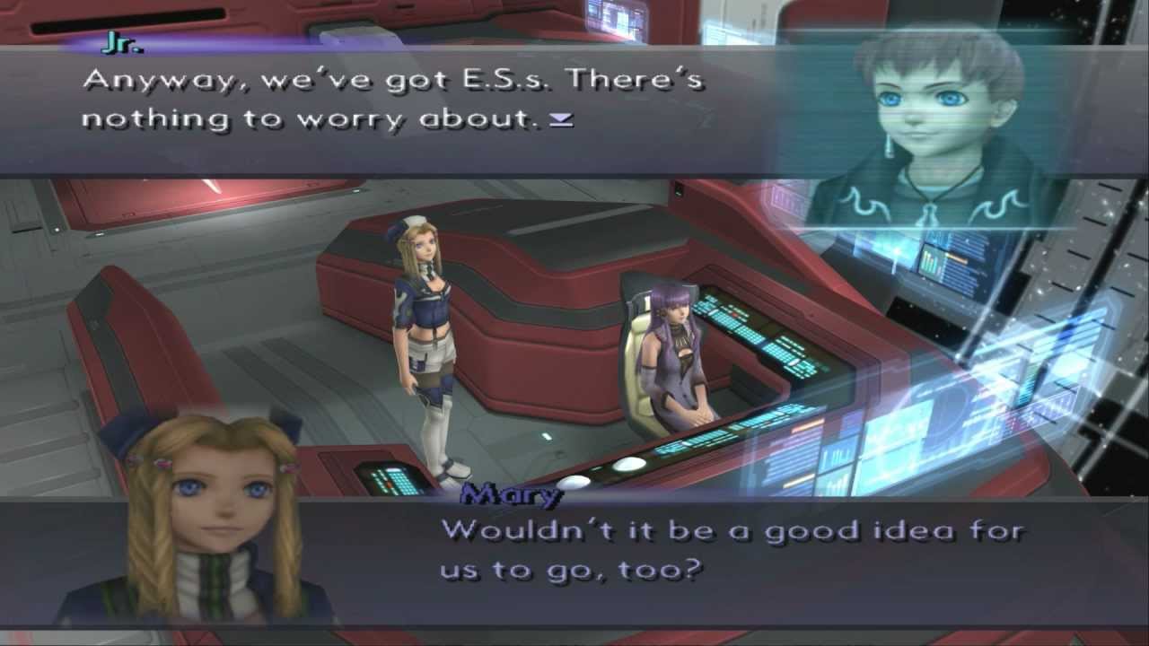 Xenosaga III HD Cutscene 017 - Dispatch Onboard the Durandal - ENGLISH ...