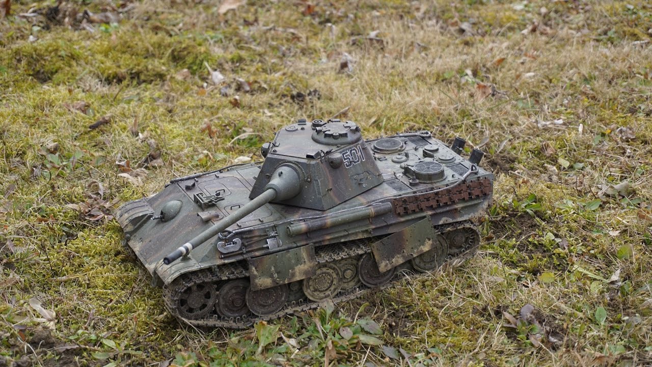 Panther Ausf. F RC-tank - YouTube