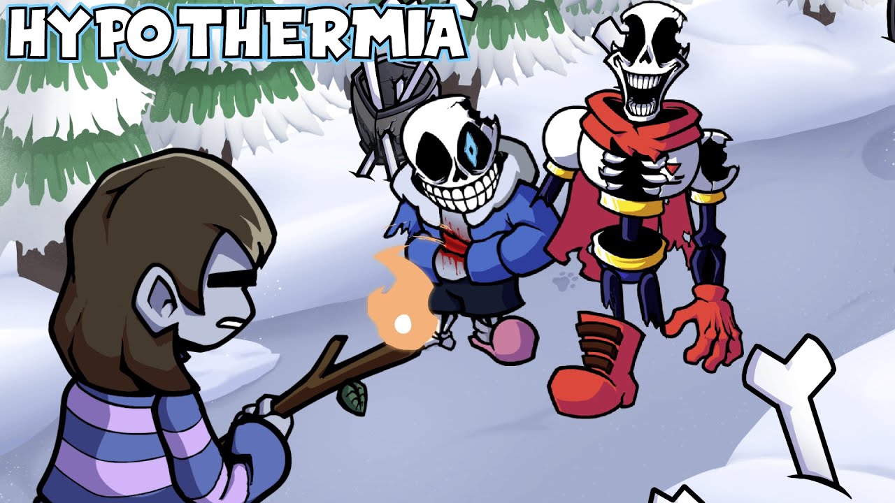 FNF: Undertale Frostbite Remaster // Hypothermia Fan-made Friday Night ...