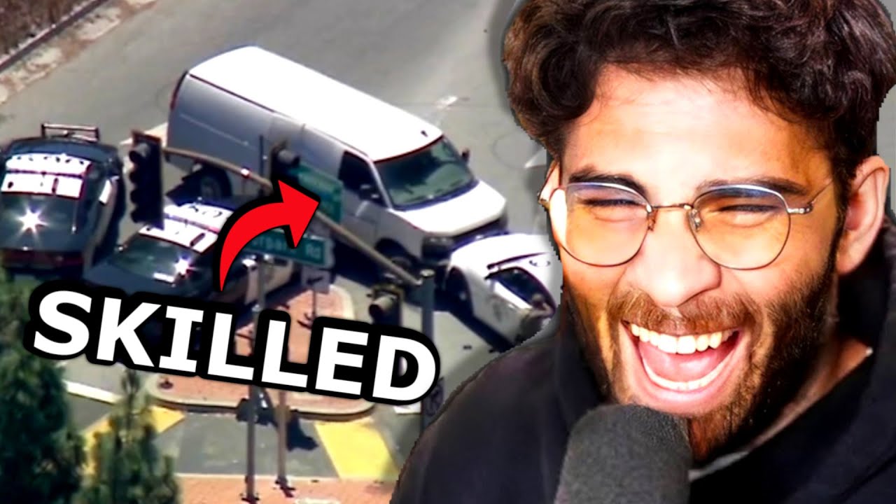 HasanAbi Reacts to INSANE High Speed Car Chase - YouTube