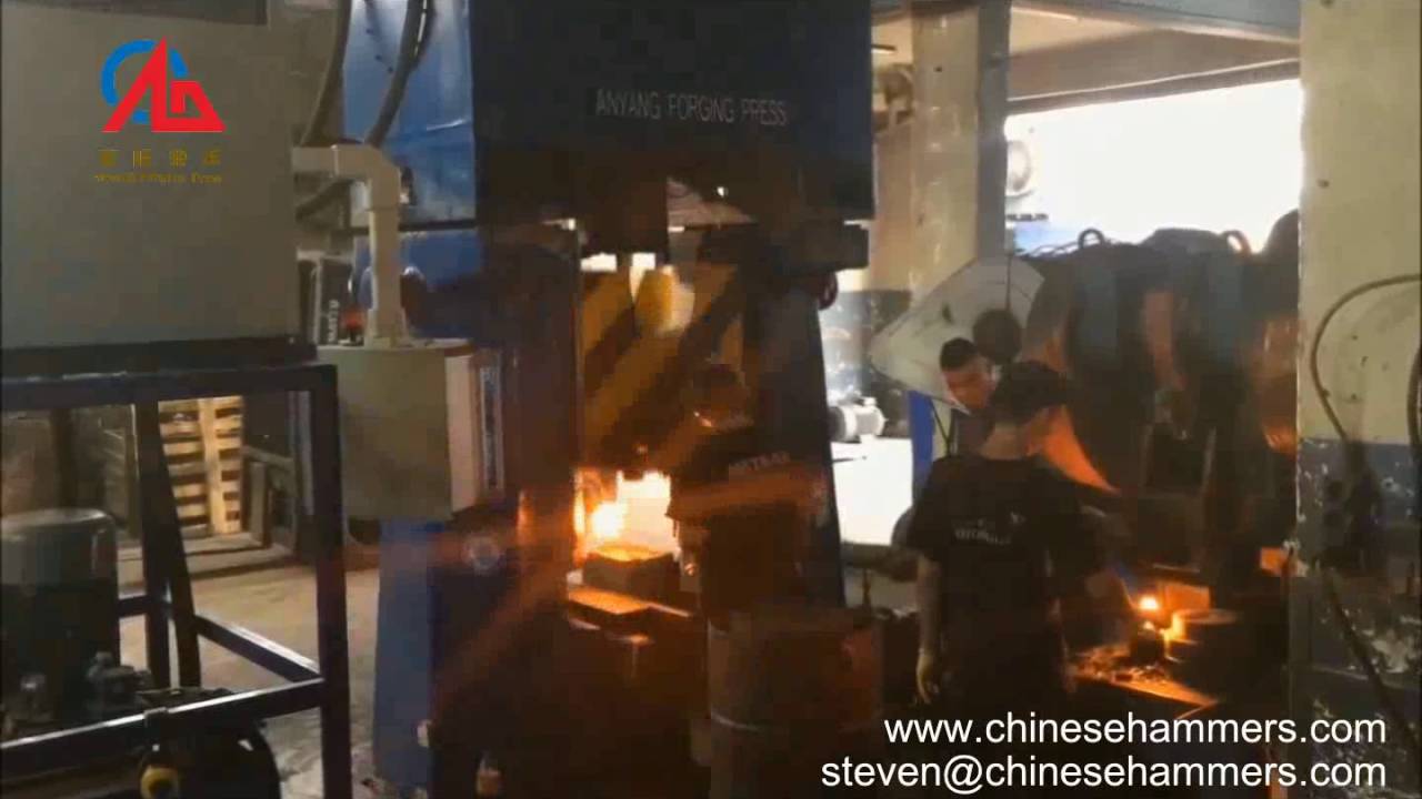 ganchos 31 5KJ CNC troquel hidráulico martillo de forja, forja PLC ...