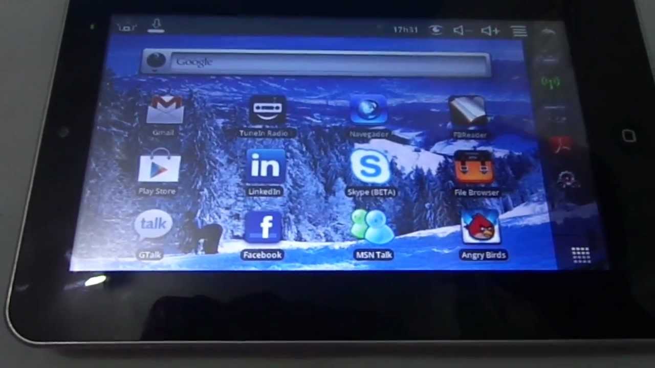 Como usar o tablet android 2.2 DL - YouTube