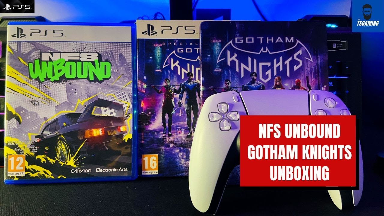 NFS UNBOUND PS5 /Gotham Knights| Unboxing | Need for Speed Unbound ...