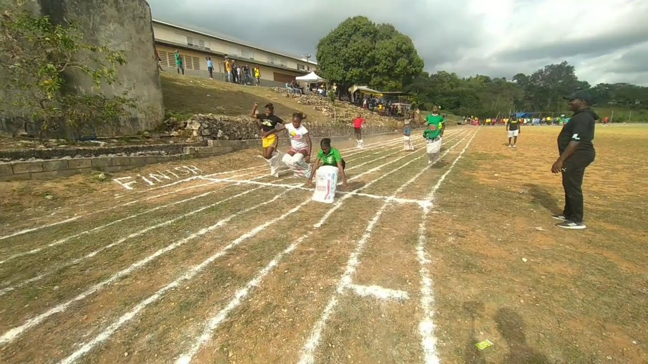 Tacius Golding Sports day Fun events - YouTube