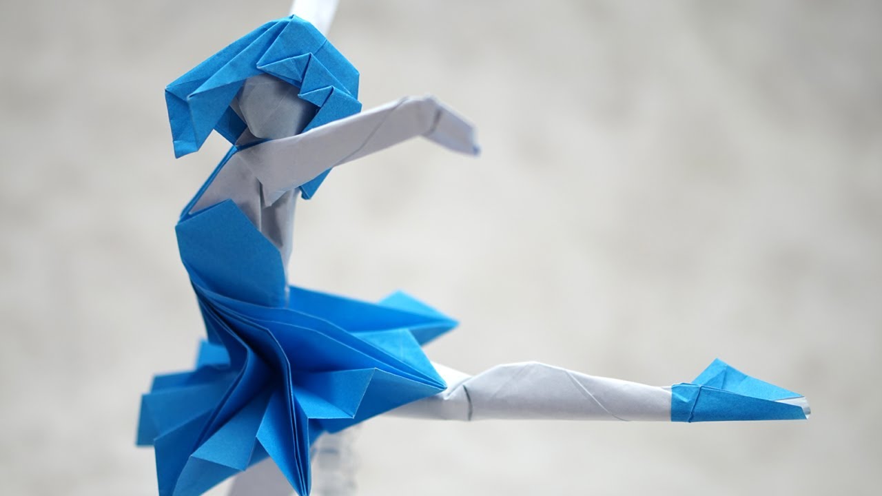 #Winter Olympics origami | Origami Skating GIrl Chenxiao | Beautiful ...