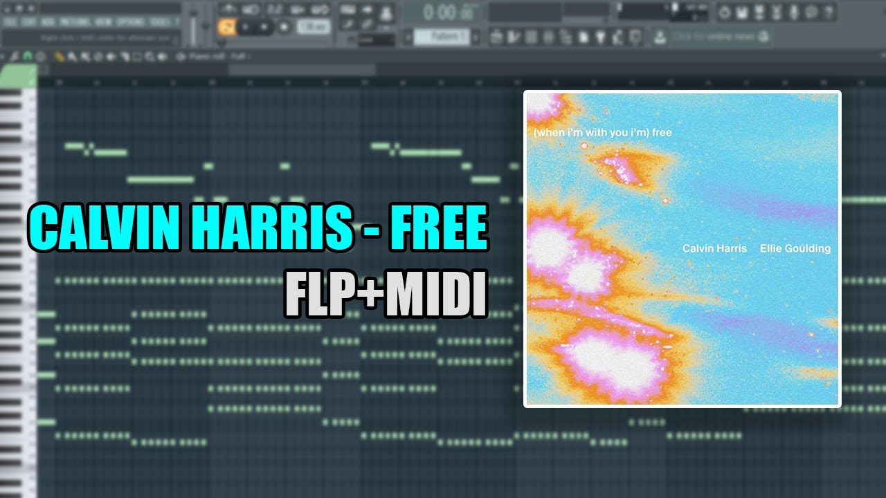Calvin Harris - Free (MIDI + FLP) (FL Studio Piano Tutorial / Cover) - YouTube