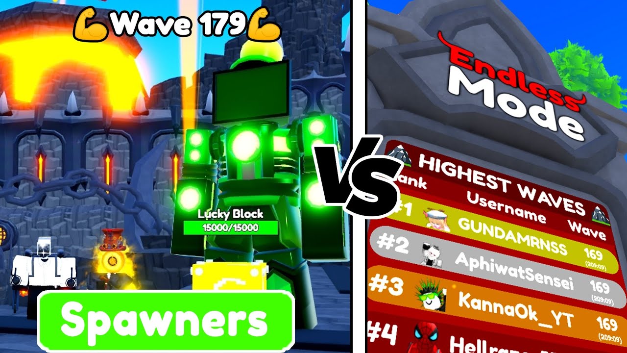 SPAWNERS🔥Engineer & Chef & Clover In ENDLESS MODE🤯 | Toilet Tower ...