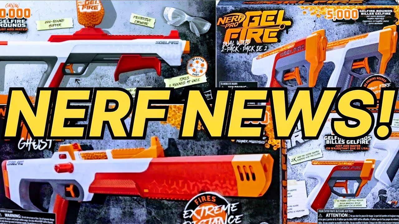 NERF NEWS!!! Nerf's FIRST 200 FPS Blaster!!! NEW Nerf Pro Gelfire ...