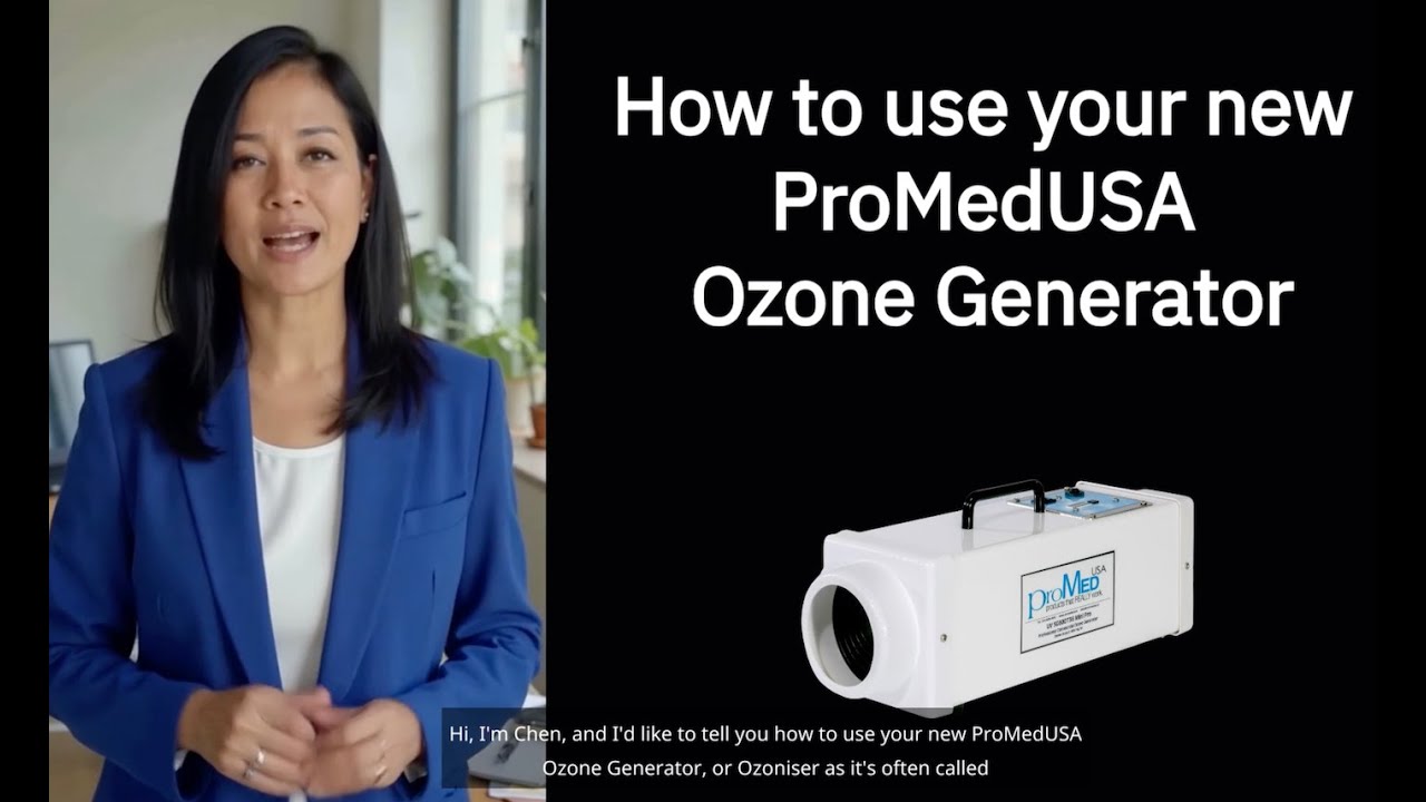 How to use your ProMedUSA Ozone Generator - YouTube
