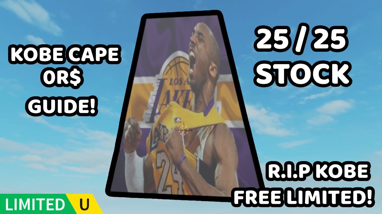 [FREE LIMITED!] Free Kobe Cape UGC Limited Guide! [+1 CODE IN VIDEO!] - YouTube