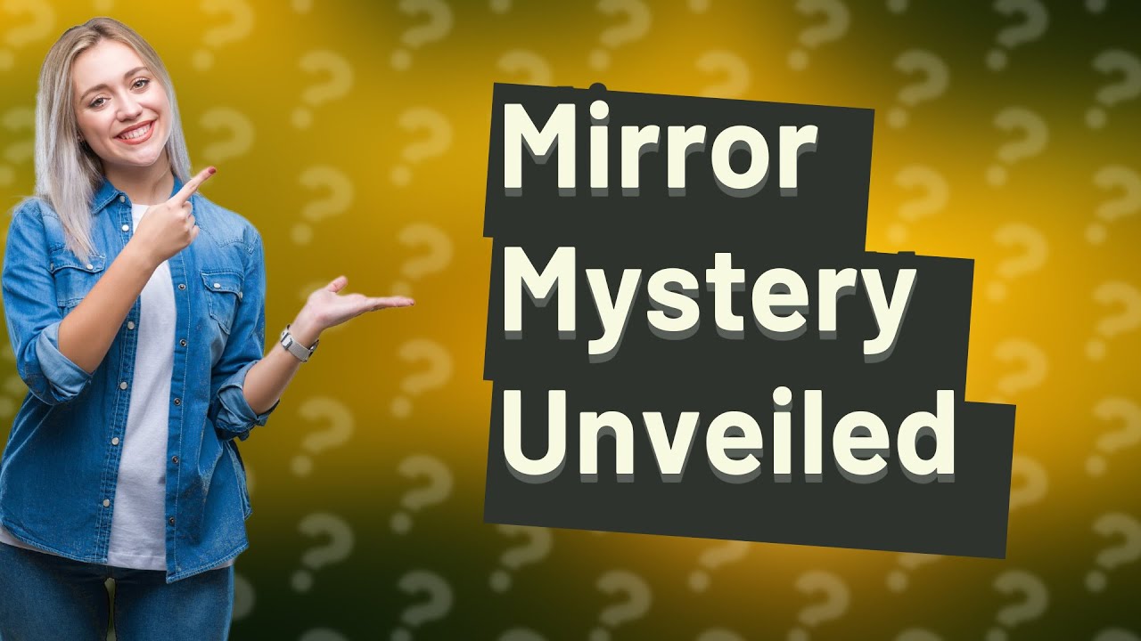 Why do Jews cover mirrors? - YouTube
