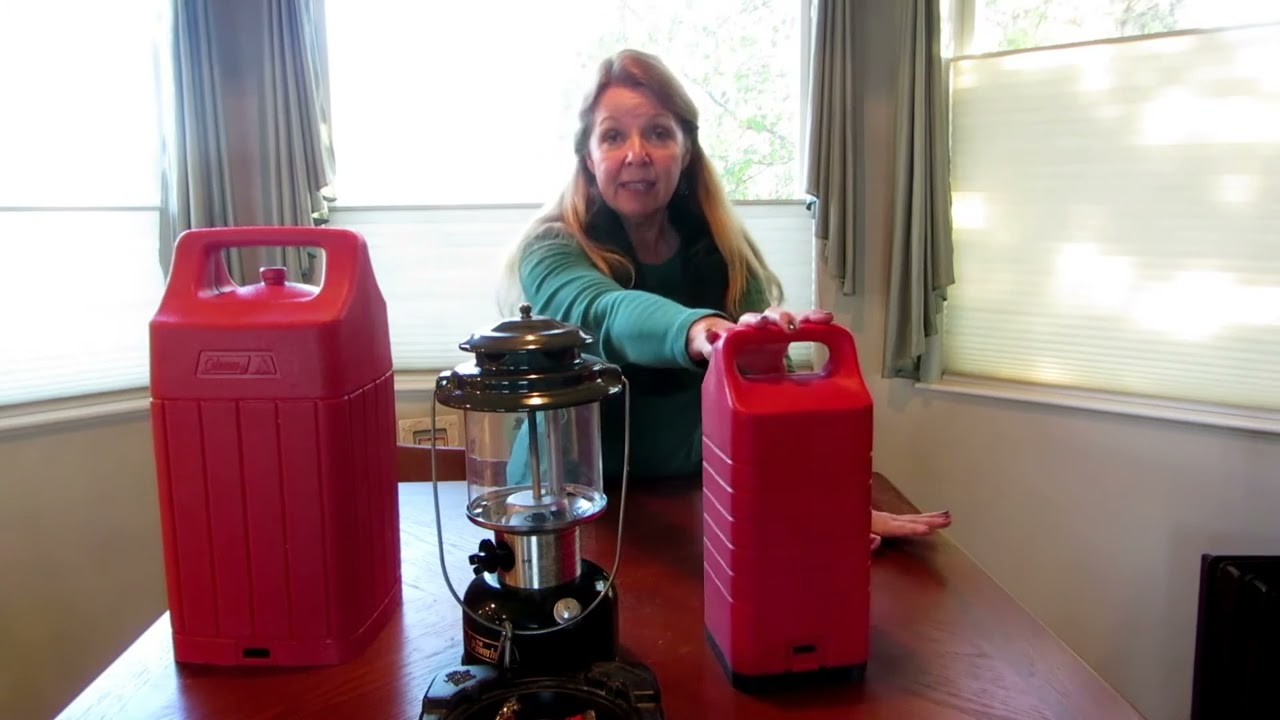 Coleman Lantern Storage Boxes Camping Hunting Must Have Items - YouTube