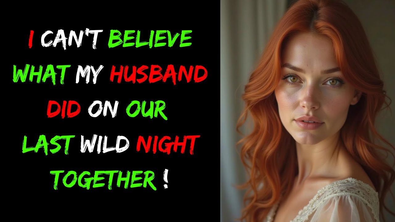 I Can't Believe What My Husband Did on Our Last Wild Night Together ...