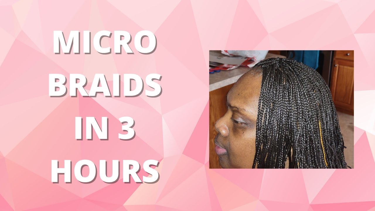 HOW TO DO MICRO BRAIDS IN 3 HOURS| CROCHET STYLE - YouTube