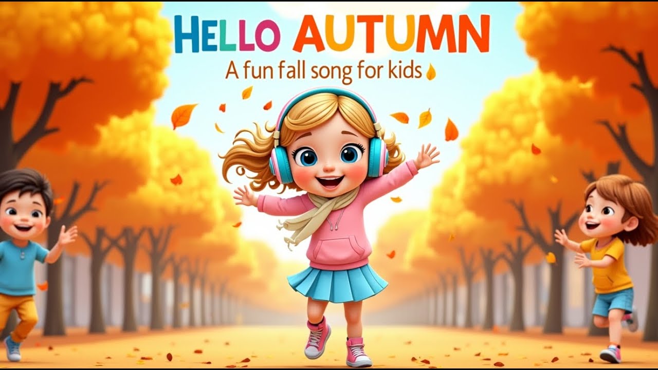 🎵 Hello Autumn 🍂 | Fun Fall Song for Kids 🧒🎶 | Sing, Dance & Learn! 📚 ...