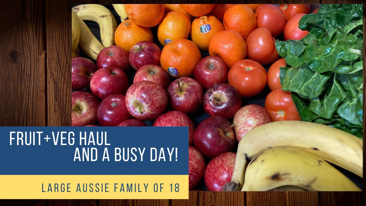 Updates, FRUIT + VEG HAUL, Bus Repairs & Dinner! - Large Family of 18 ...