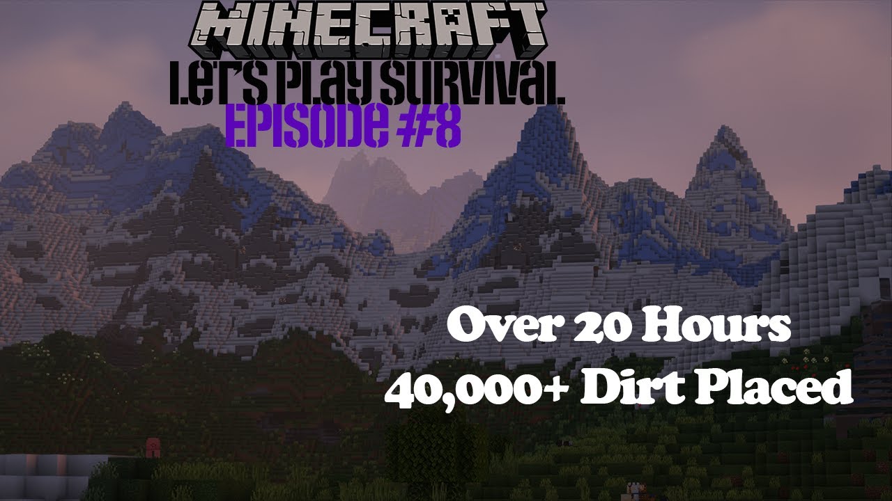 THE RIVER, Mega Terraforming Project: Minecraft Let's Play Survival ...
