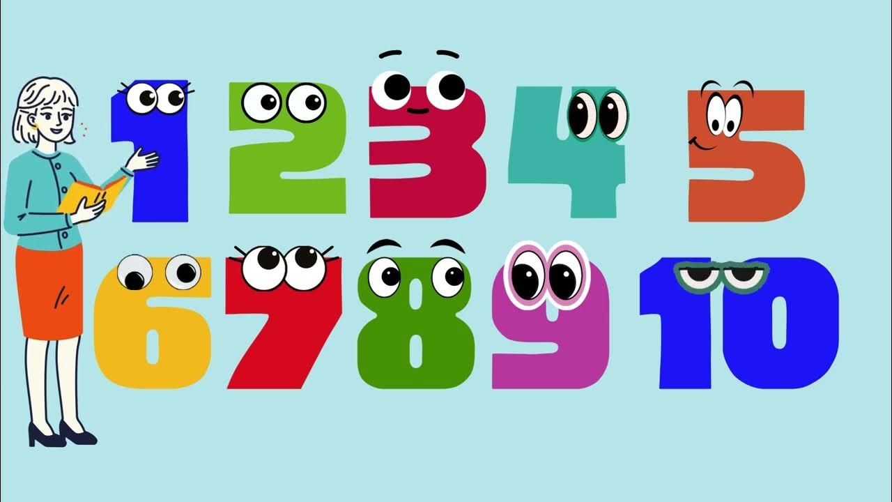 Learn Numbers 1-10 with Fun! | Counting Song for Kids 🎉Counting is fun ...
