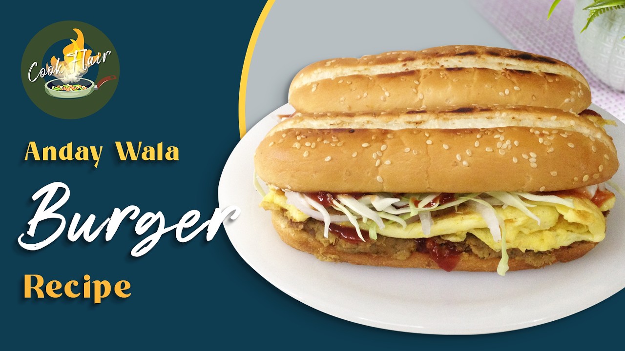 Anday Wala Burger Recipe | Anda Shami Burger Recipe | Special Egg ...