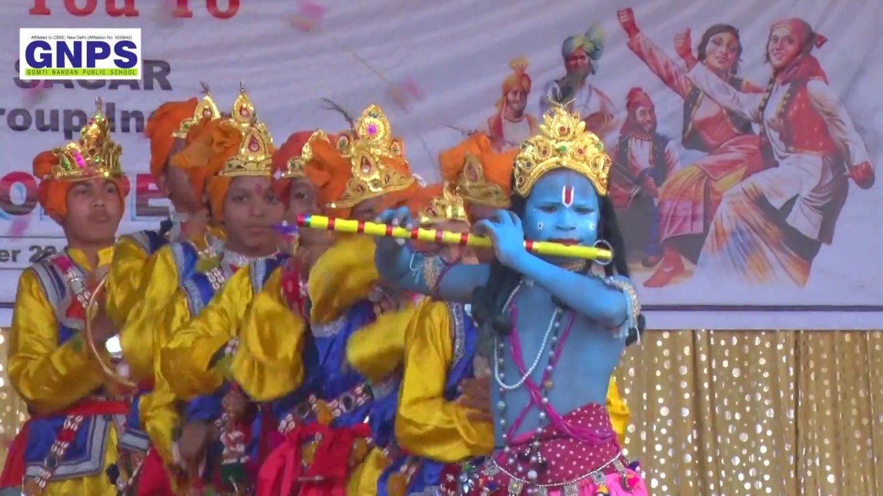 Bundelkhandi Folk Baredi Dance by GNPS Bina Children - YouTube