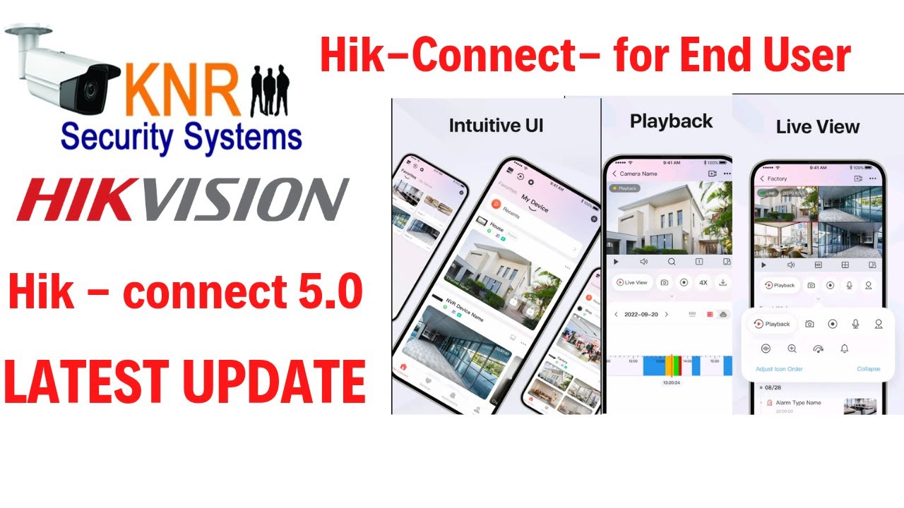 How to operate Hikvision latest version V5.0.2.1213 | Hik-Connet- for ...
