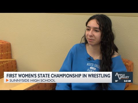 Danica Torres becomes first female wrestler state champion in Sunnyside High School history