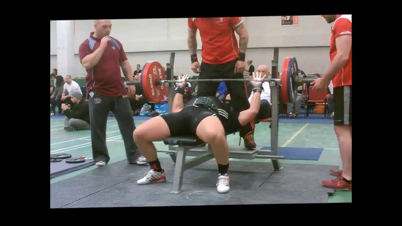 Bench Press 170 KG Michael Goodwin - YouTube