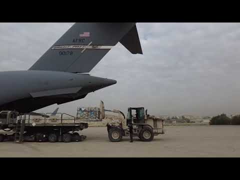 Palestine Air Lift begins! USAF USAID sending aid to Gaza!