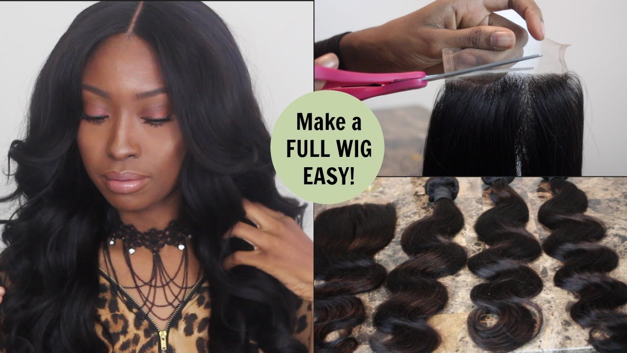 How To Make a FULL Lace Closure Unit Tutorial Beginner Friendly - YouTube