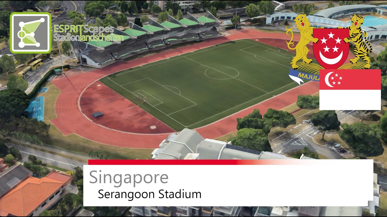 Serangoon Stadium | Google Earth 360° Rotation - YouTube