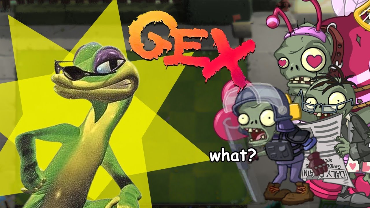 Can you beat Plants vs Zombies 2 using Gex? - YouTube