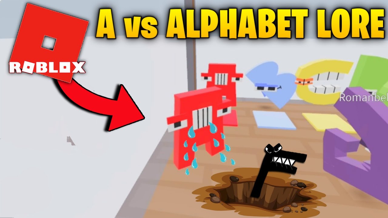 Alphabet Lore But They in Roblox - YouTube