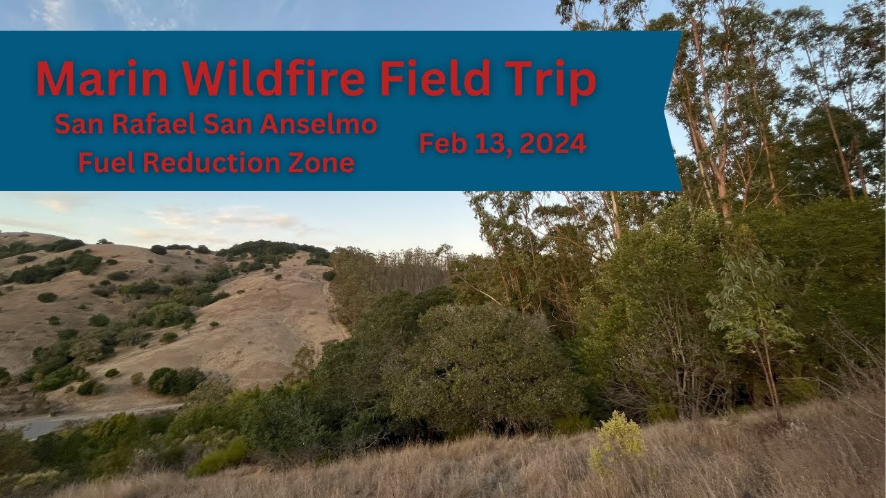 San Rafael San Anselmo Fuel Reduction Zone - February Field Trip - YouTube