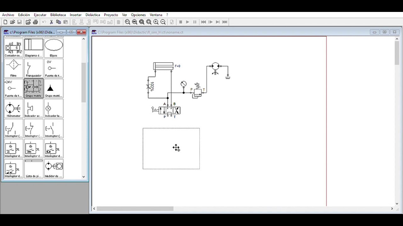 FluidSIM H -Simulación circuito secuencial - YouTube